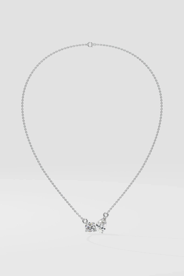 Double Diamond Duo Necklace - Jewel Affaire